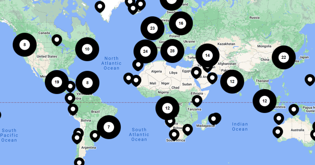 Global service network | Find nearest servicing station